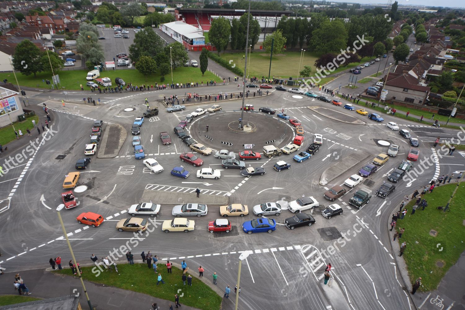 Cars On Swindons Magic Roundabout Editorial Stock Photo - Stock Image ...