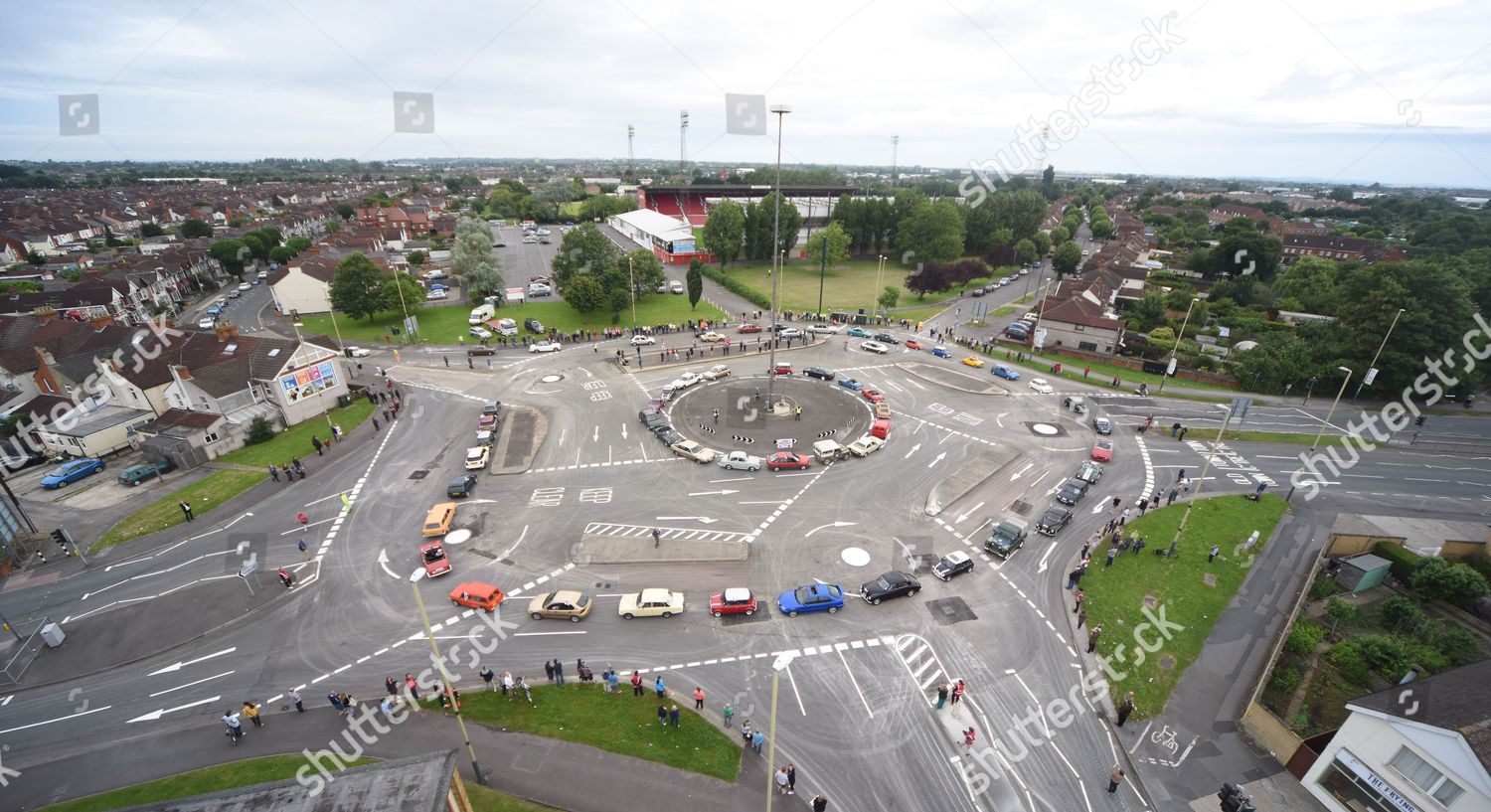 Cars On Swindons Magic Roundabout Editorial Stock Photo - Stock Image ...