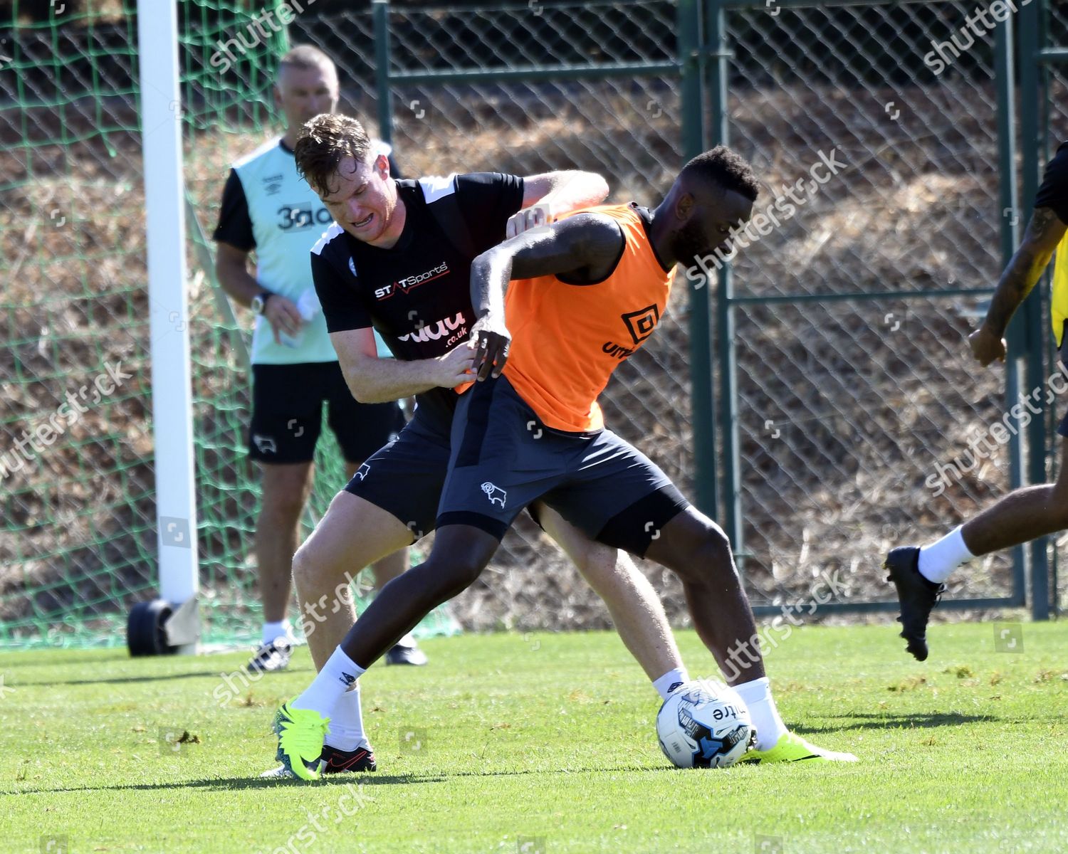 Alex Pearce Darren Bent Challenge Ball Editorial Stock Photo - Stock ...