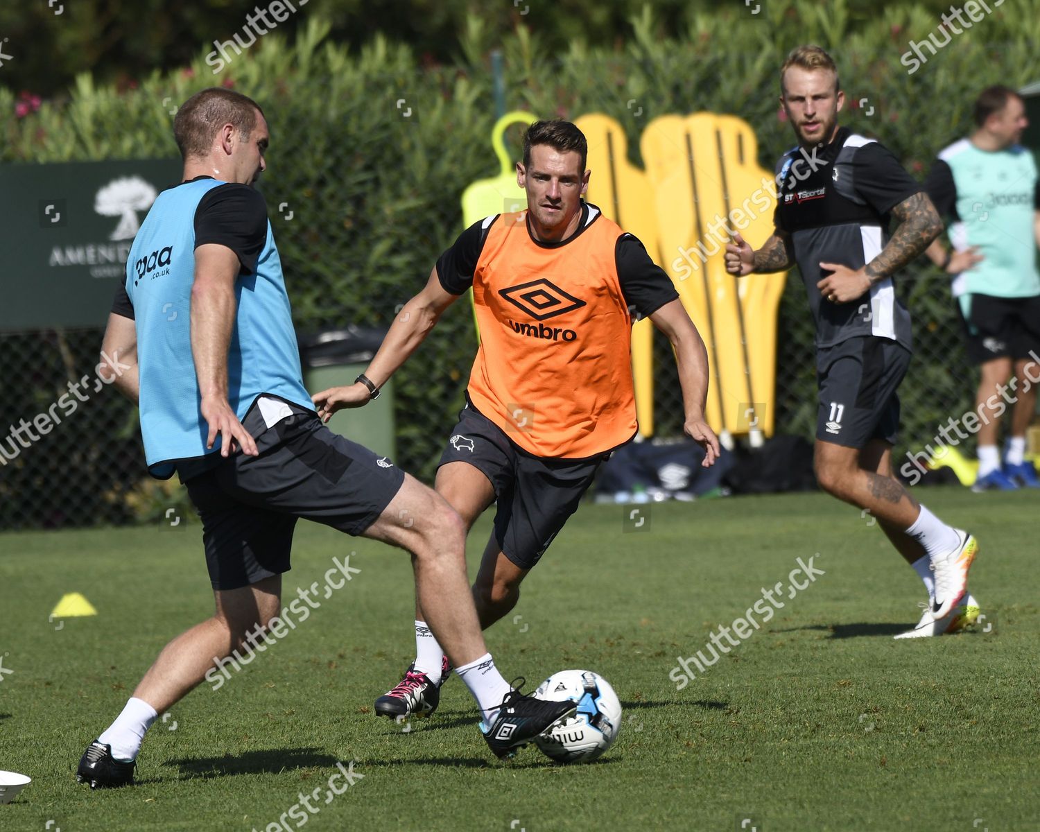 Jake Buxton Craig Bryson Action During Editorial Stock Photo - Stock ...