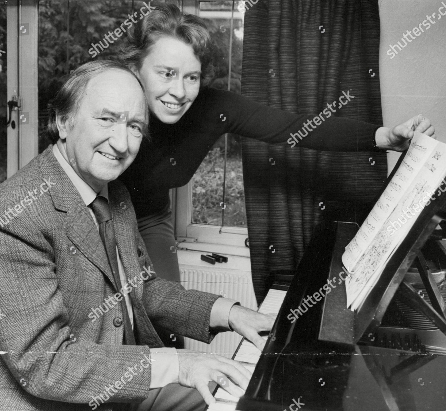 Joseph Cooper Pianist Broadcaster Compere Bbc Editorial Stock Photo ...