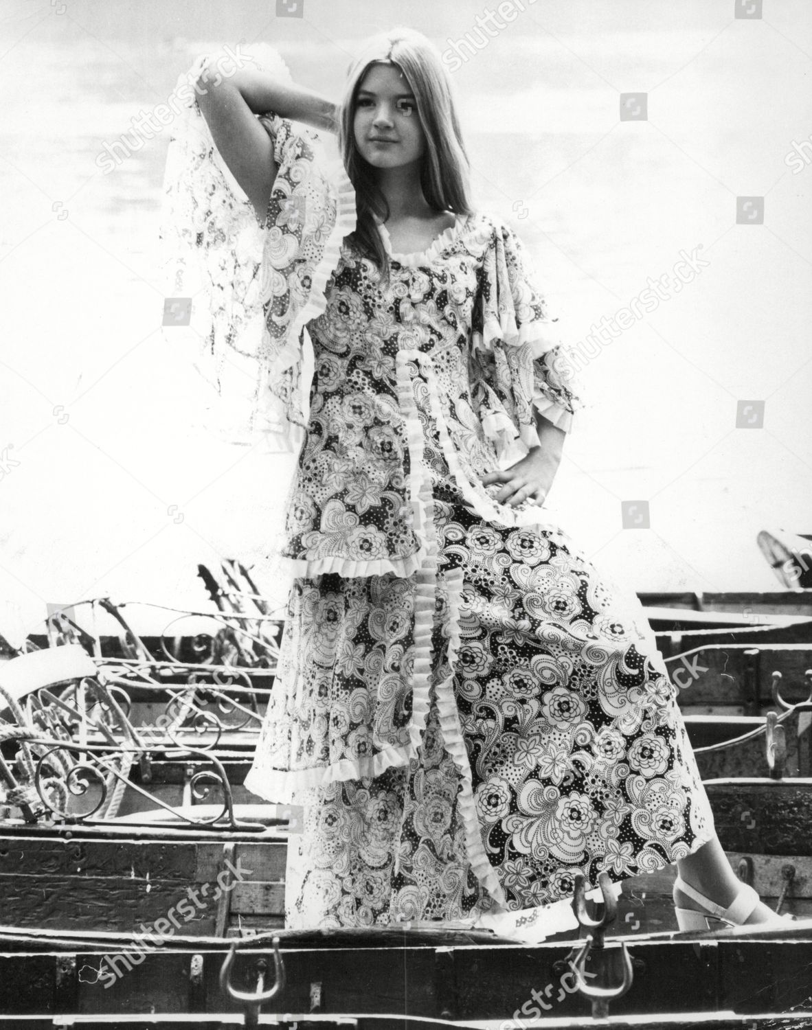 Beatrice Welles 15yearold Model Daughter Actor - Foto de stock de ...