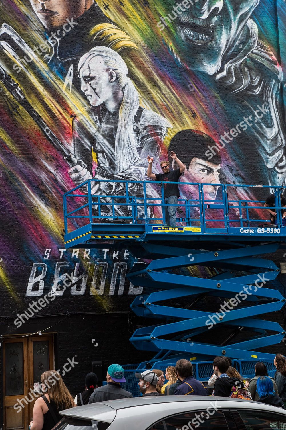 Graffiti Artist Jim Vision Brings Final Editorial Stock Photo - Stock ...