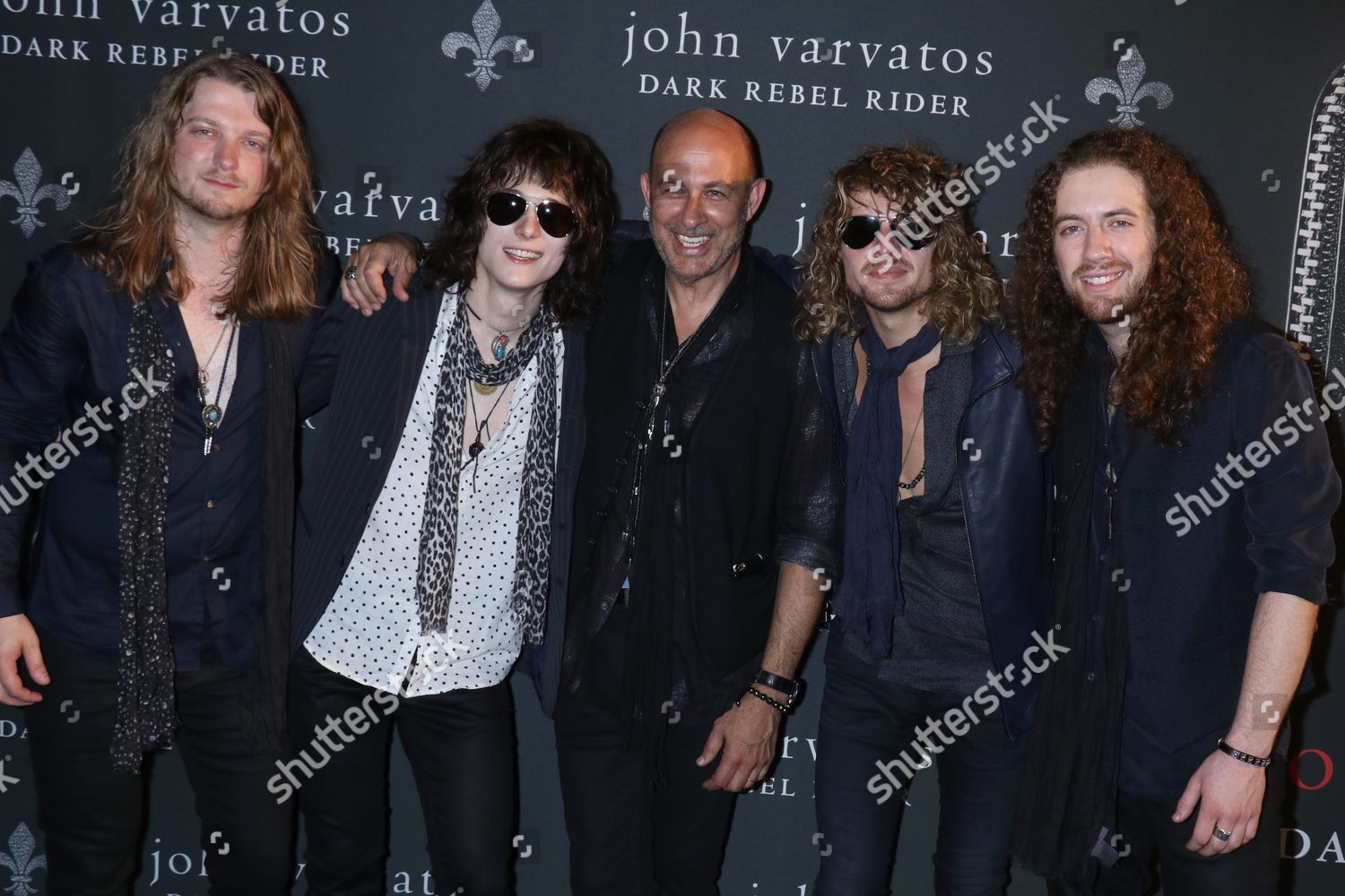 Musicians Noah Denney Tyler Bryant Caleb Editorial Stock Photo - Stock ...