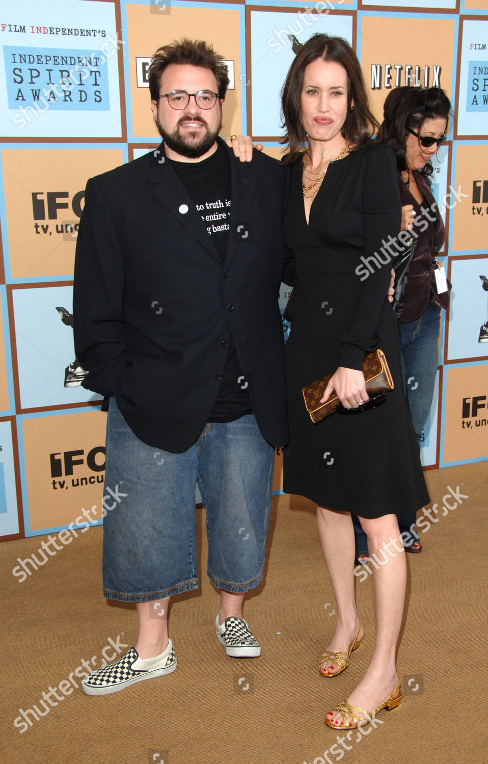 Kevin Smith Wife Jennifer Schwabach Editorial Stock Photo - Stock Image ...