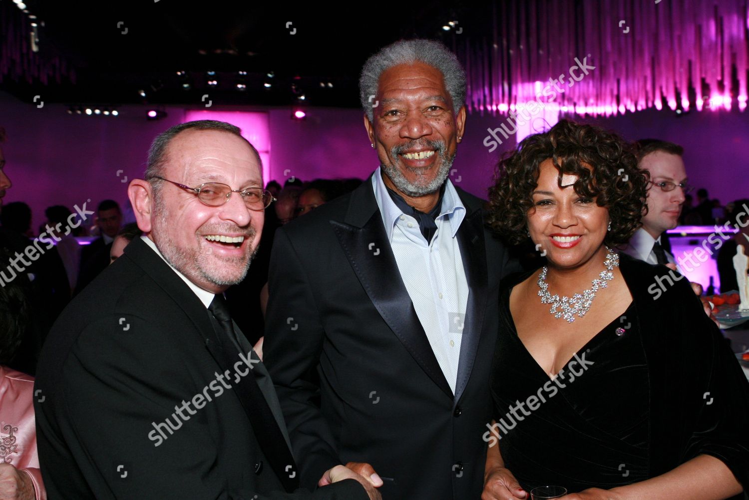 Stanley Isaacs Morgan Freeman Cherly Booneisaacs Editorial Stock Photo ...