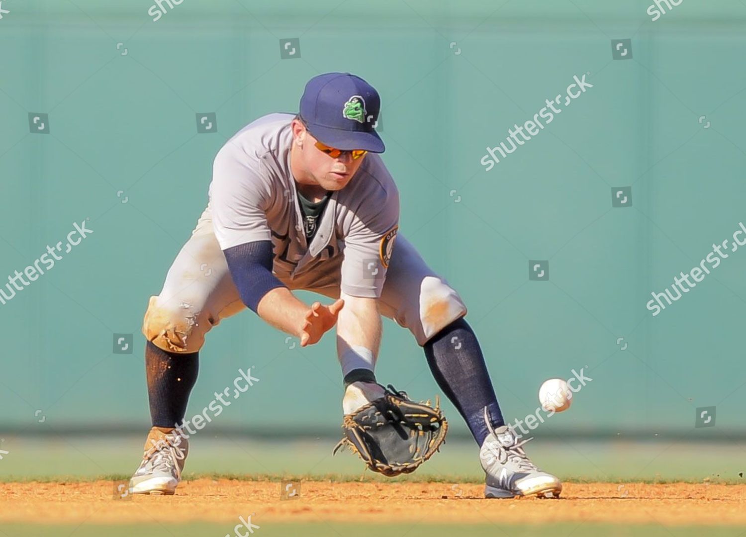 Beloit Snappers Second Baseman Trent Gilbert Editorial Stock Photo ...