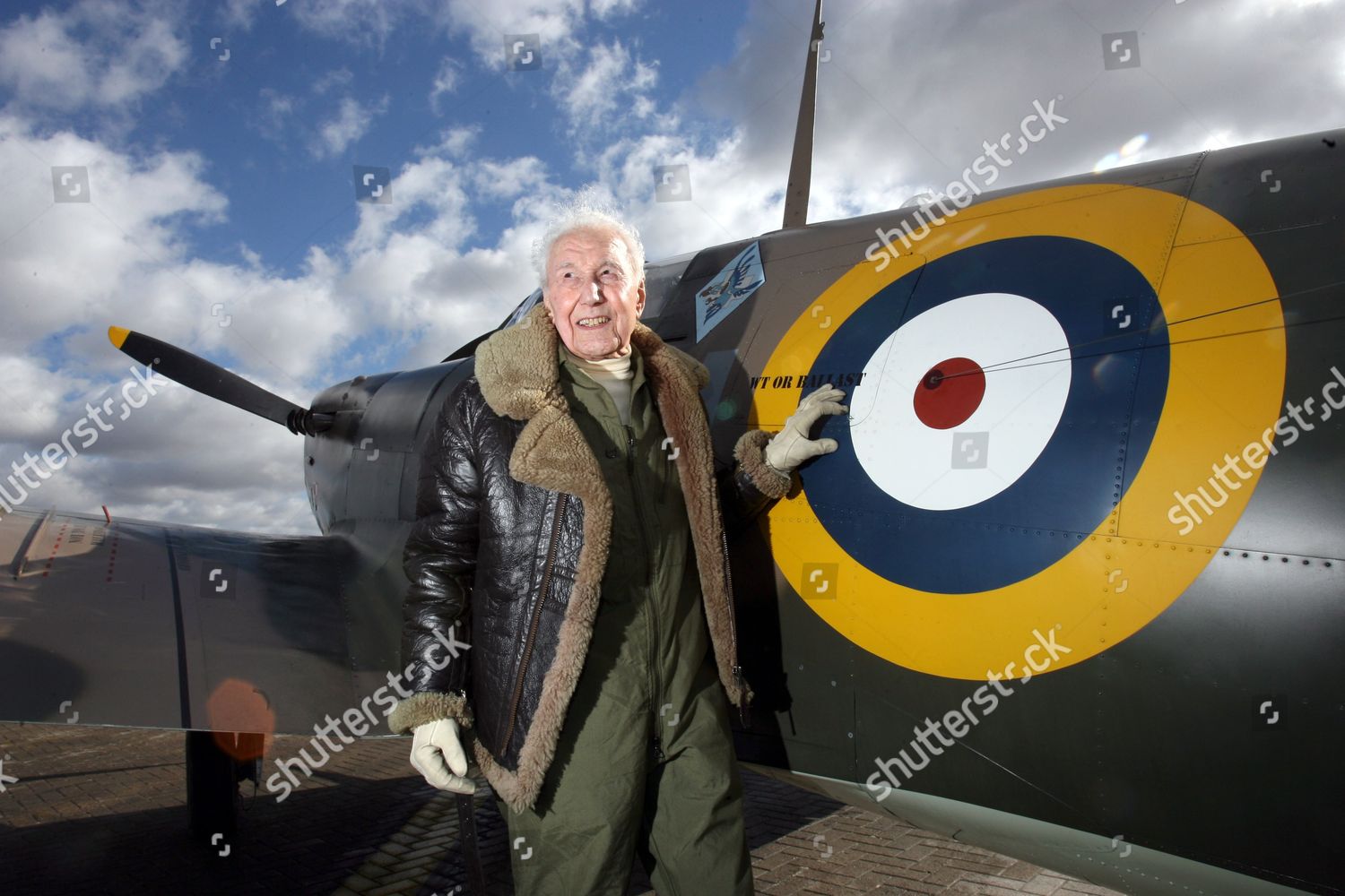 70th Anniversary First Flight Spitfire Marked Editorial Stock Photo ...