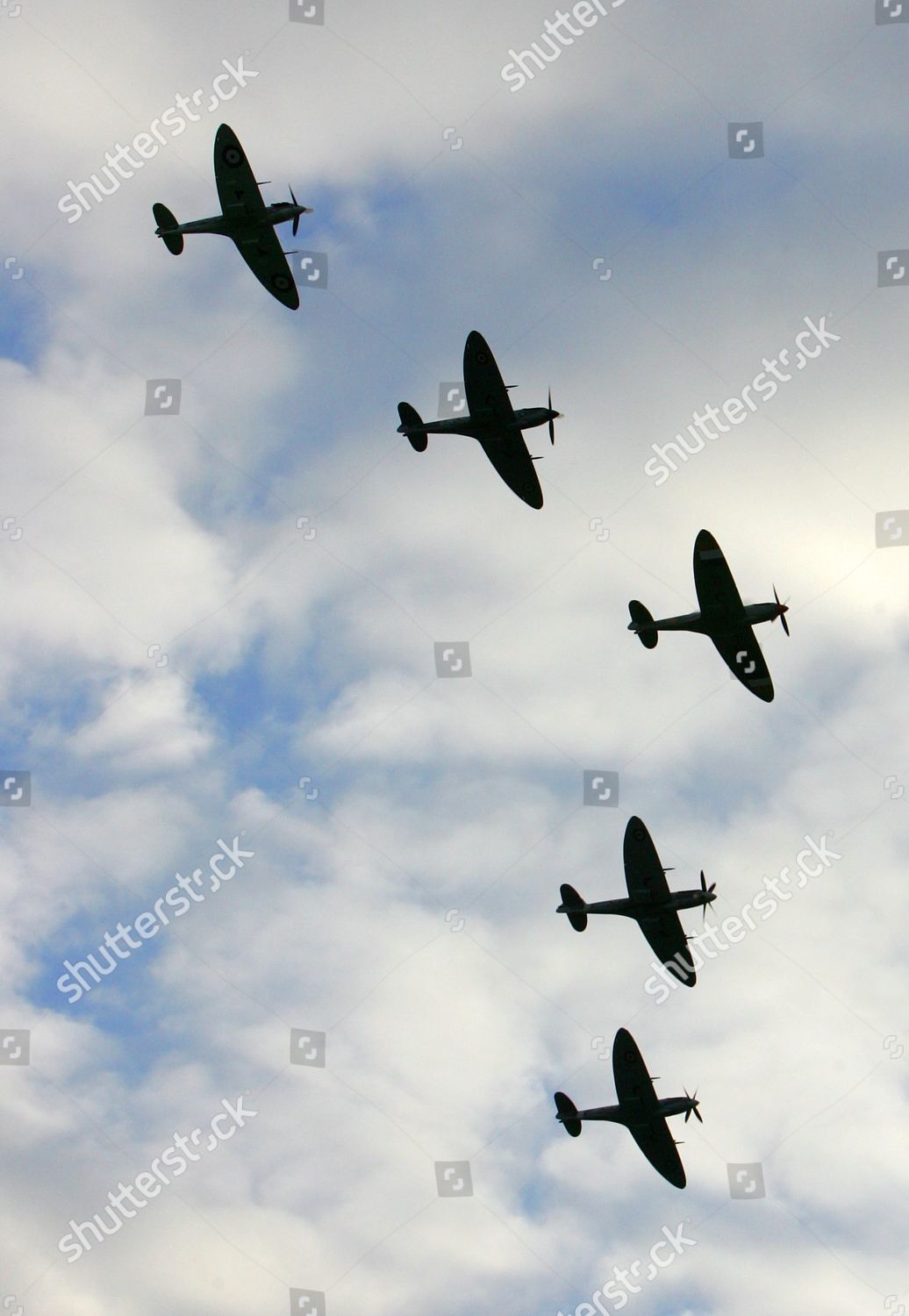 70th Anniversary First Flight Spitfire Marked Editorial Stock Photo ...