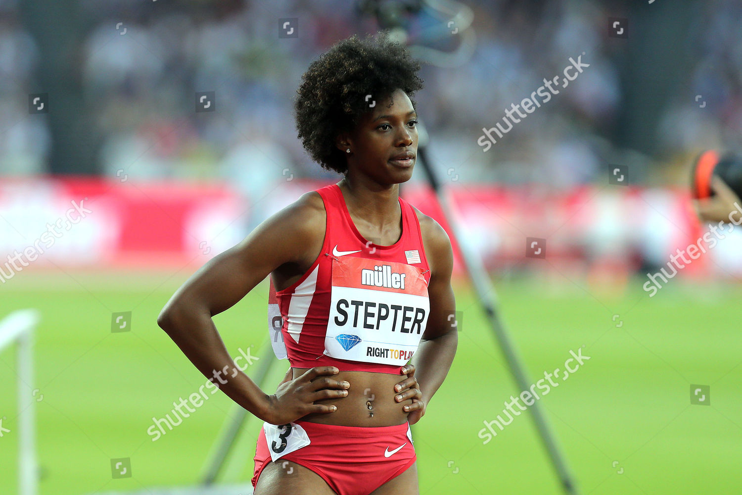 Jaide Stepter Usa Womens 400 Metres Editorial Stock Photo - Stock Image ...