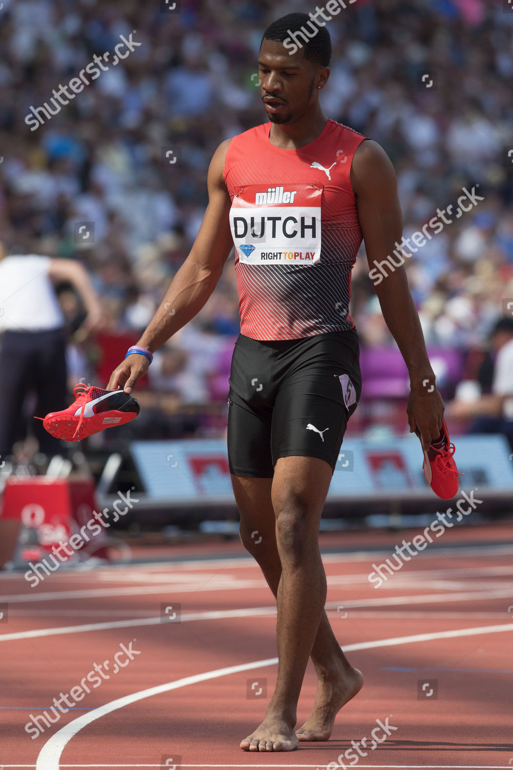 Johnny Dutch Usa Finishing 7th 400m Editorial Stock Photo - Stock Image ...