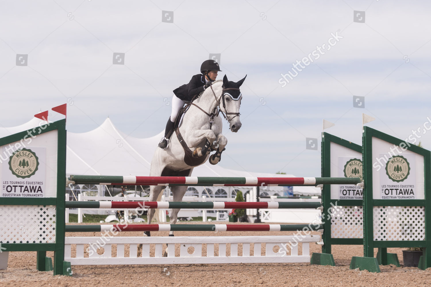 Christine Carlson Rides Eminent 583 During Editorial Stock Photo ...