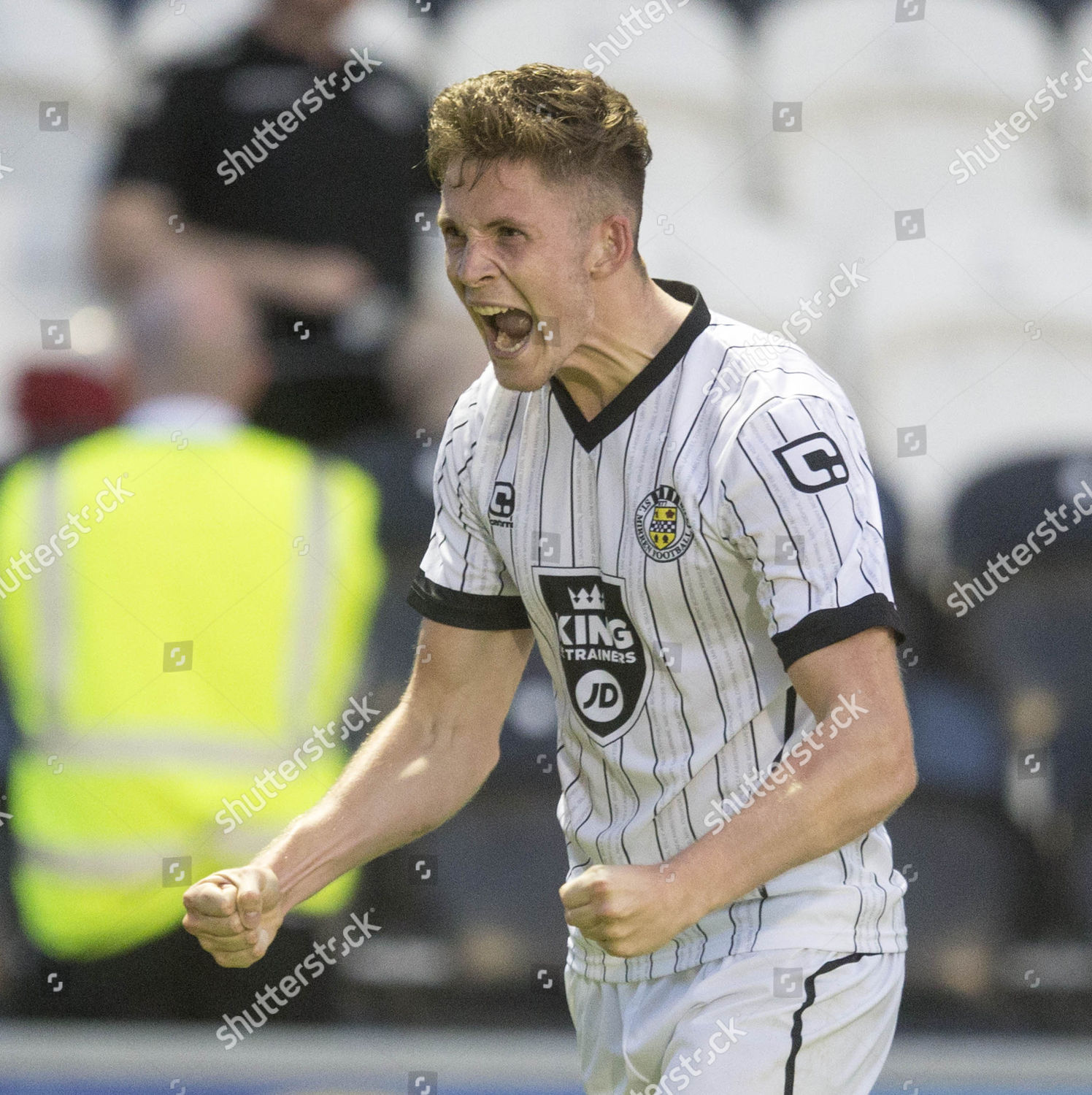 St Mirren Jack Baird Celebrates His Editorial Stock Photo - Stock Image ...