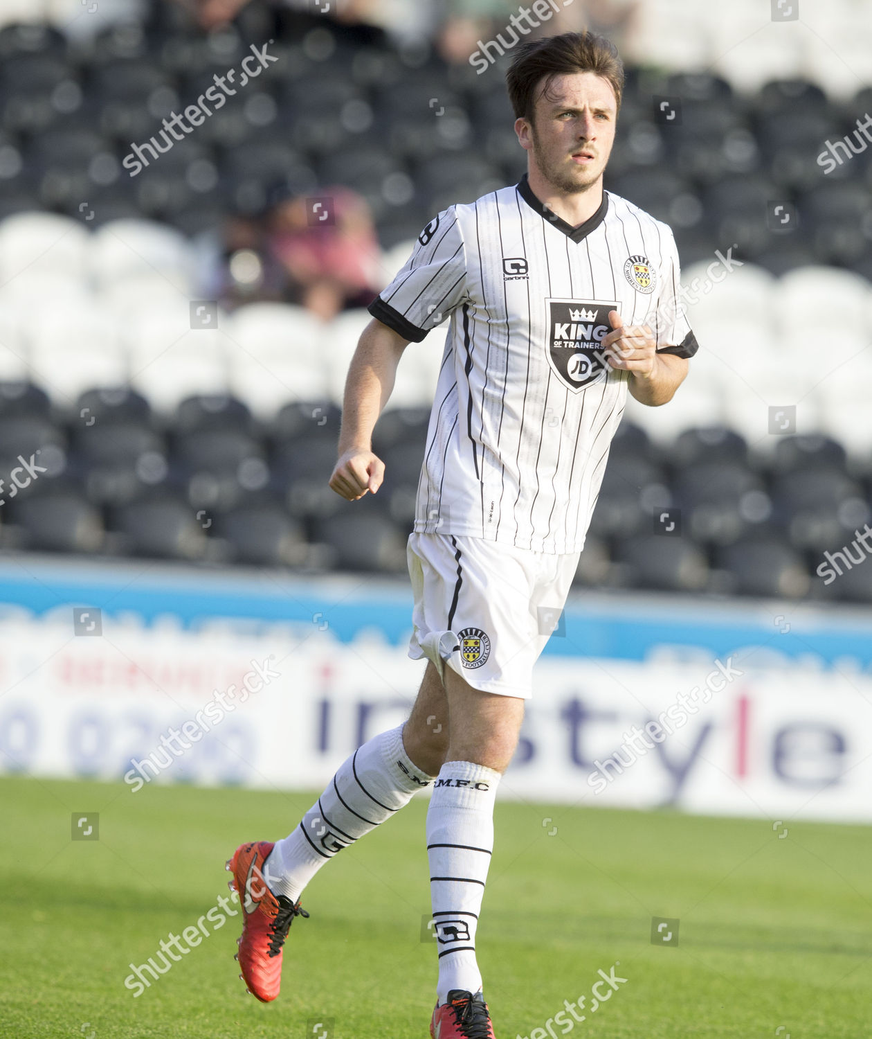 St Mirren Callum Gallagher Editorial Stock Photo - Stock Image ...