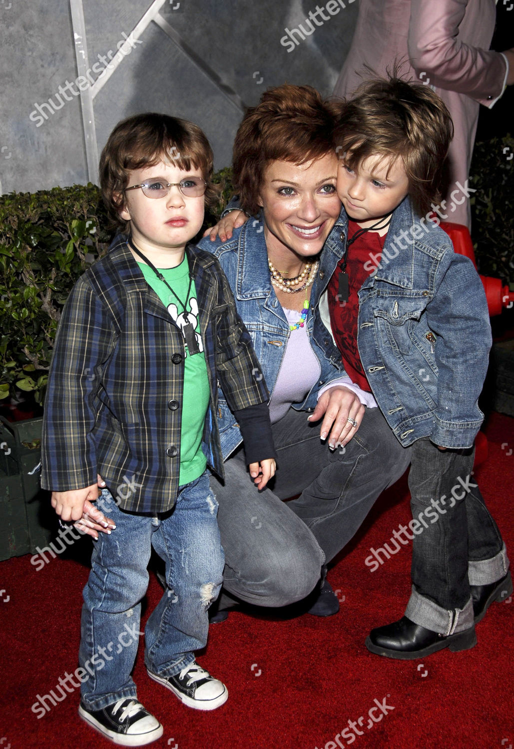 Lauren Holly Sons George Azer R Editorial Stock Photo - Stock Image ...