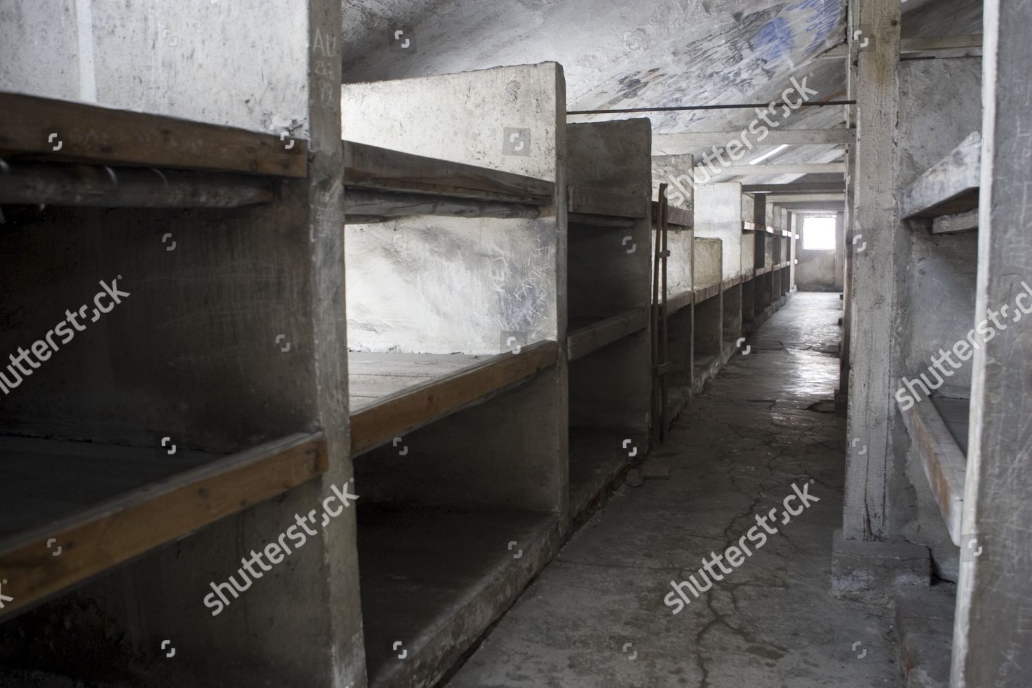 Auschwitz Ii Birkenau Prisoner Barracks Editorial Stock Photo - Stock ...