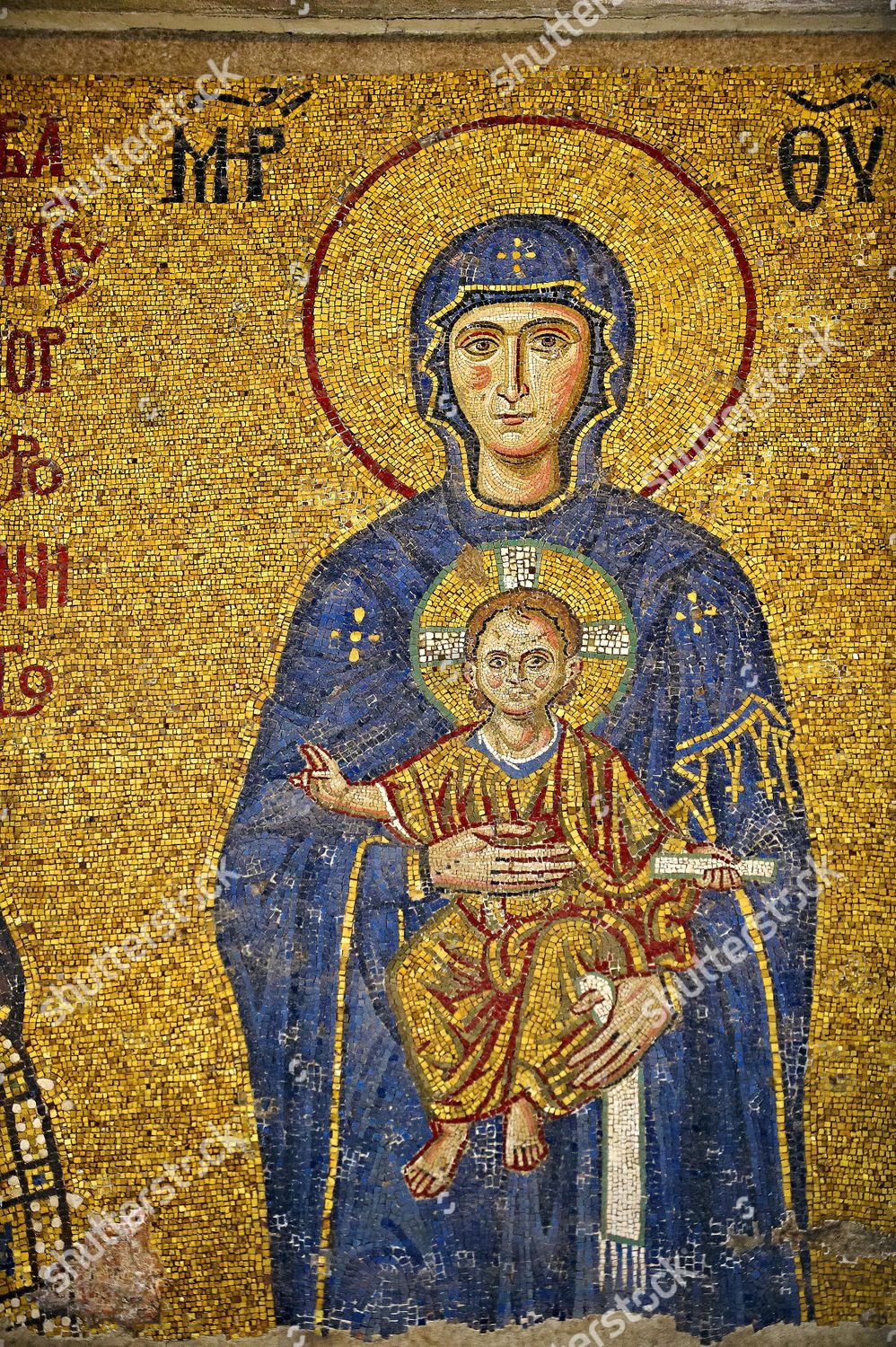 Virgin Mary Child 12th Century Byzantine Editorial Stock Photo - Stock ...
