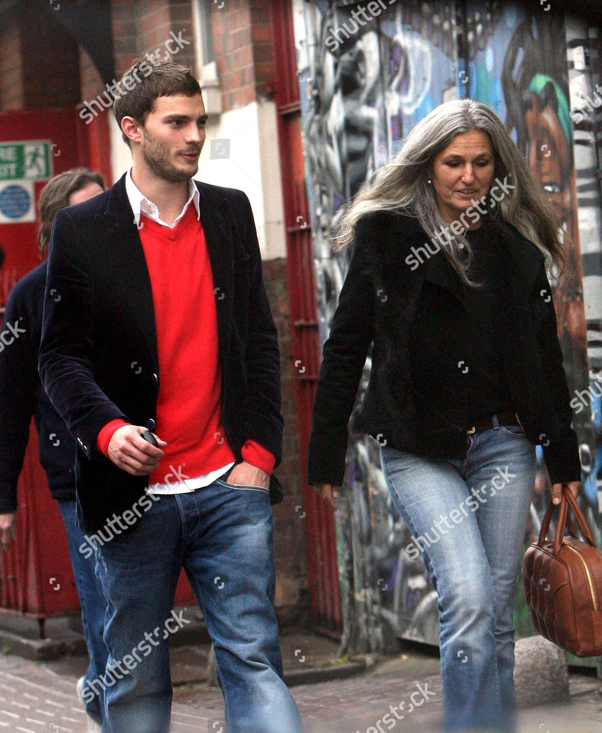 Jamie Dornan Shows Sharman Macdonald His Editorial Stock Photo - Stock ...