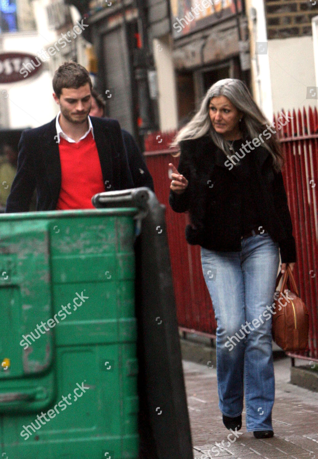 Jamie Dornan Shows Sharman Macdonald His Editorial Stock Photo - Stock ...
