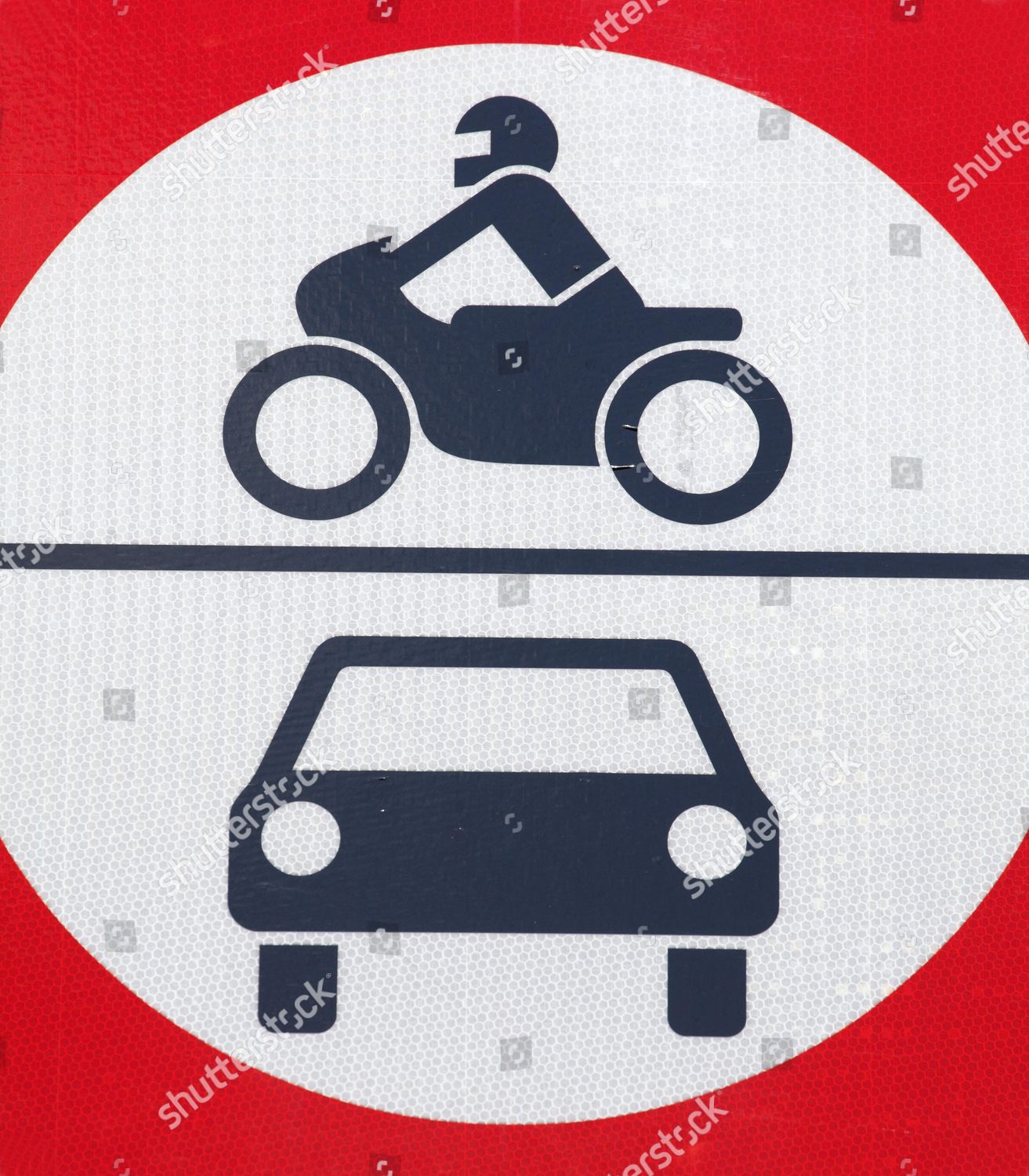 Road Sign Cars Motorcycles Prohibited Germany Editorial Stock Photo ...