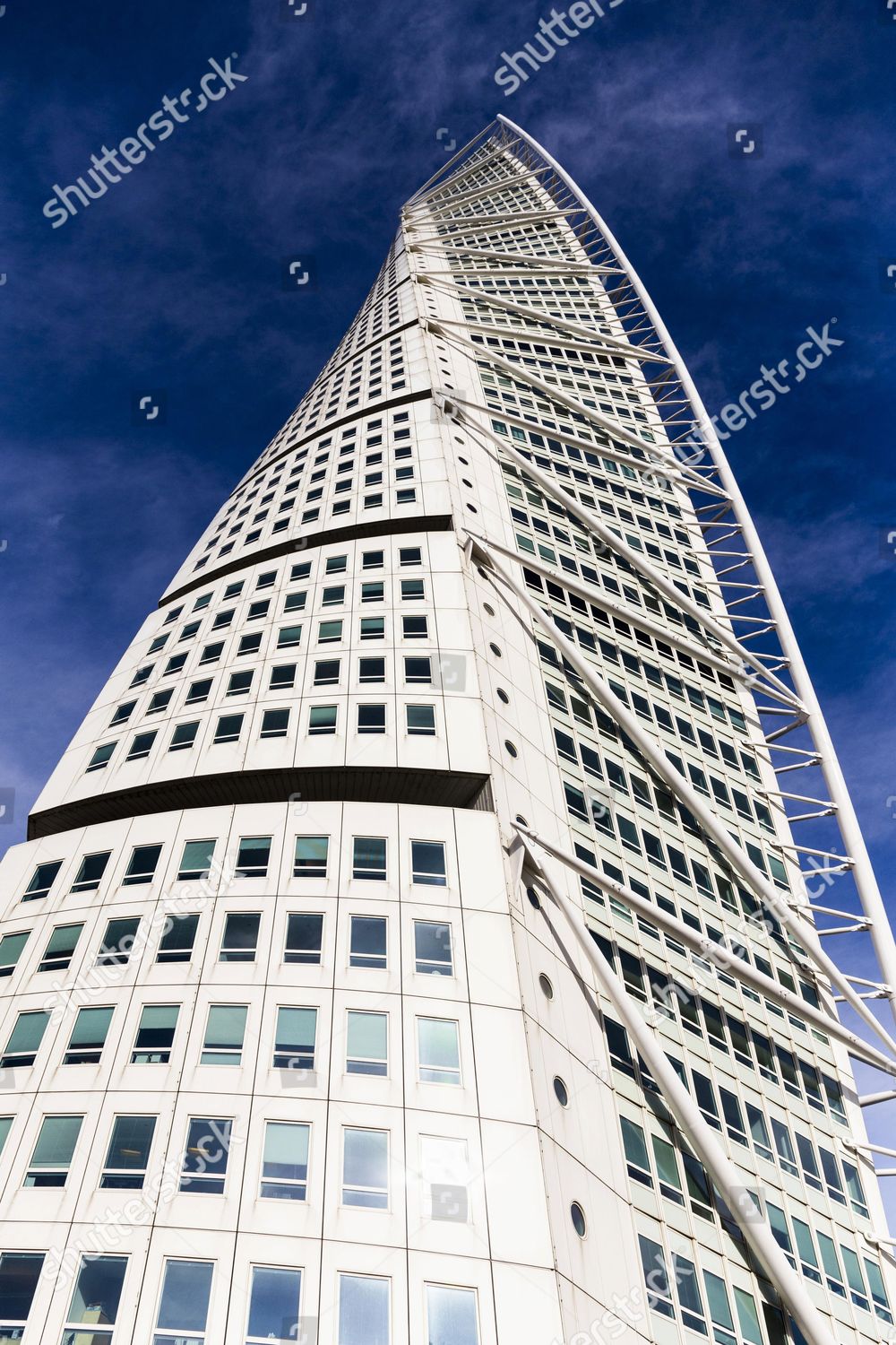 Modern Highrise Building Turning Torso Architect Editorial Stock Photo ...