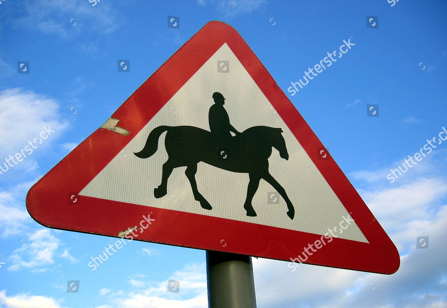 Road Sign Warning Motorists Possible Presence Editorial Stock Photo ...