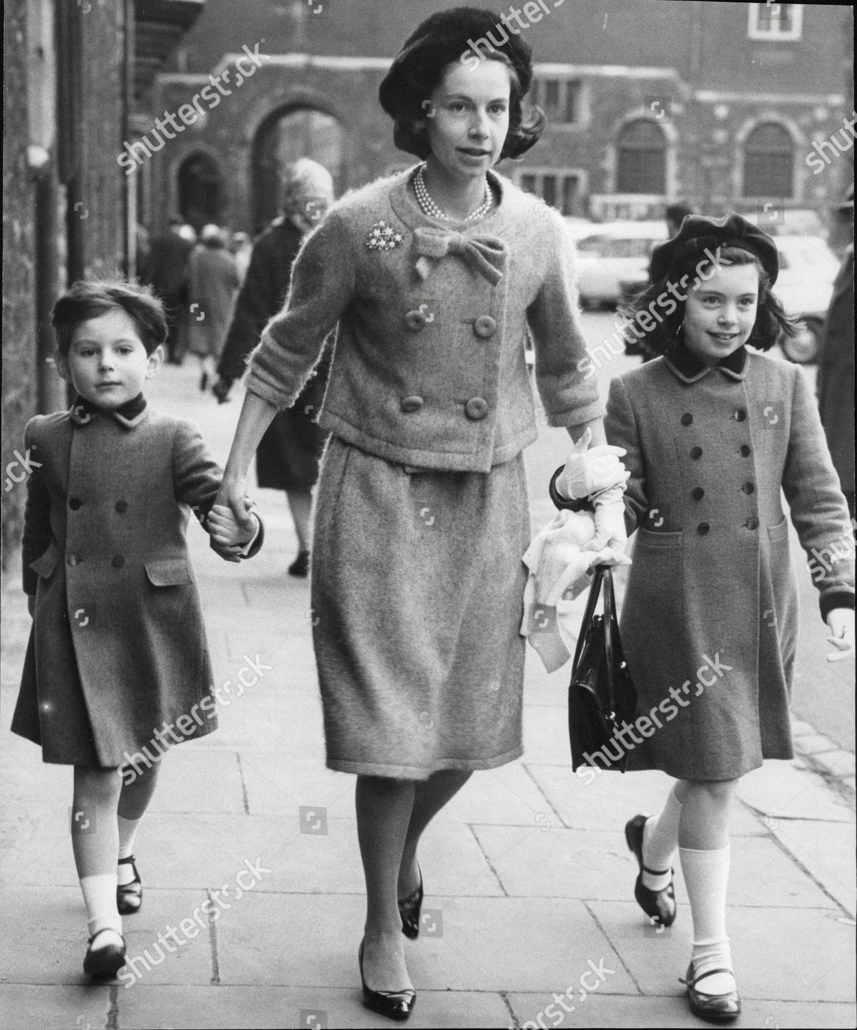 Virginia Ogilvy Countess Airlie Her Children Editorial Stock Photo ...
