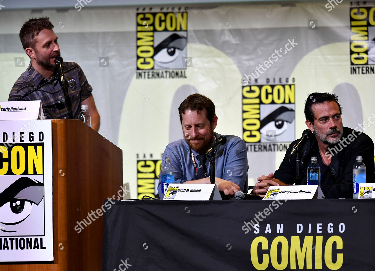 Chris Hardwick Scott M Gimple Jeffrey Editorial Stock Photo - Stock ...