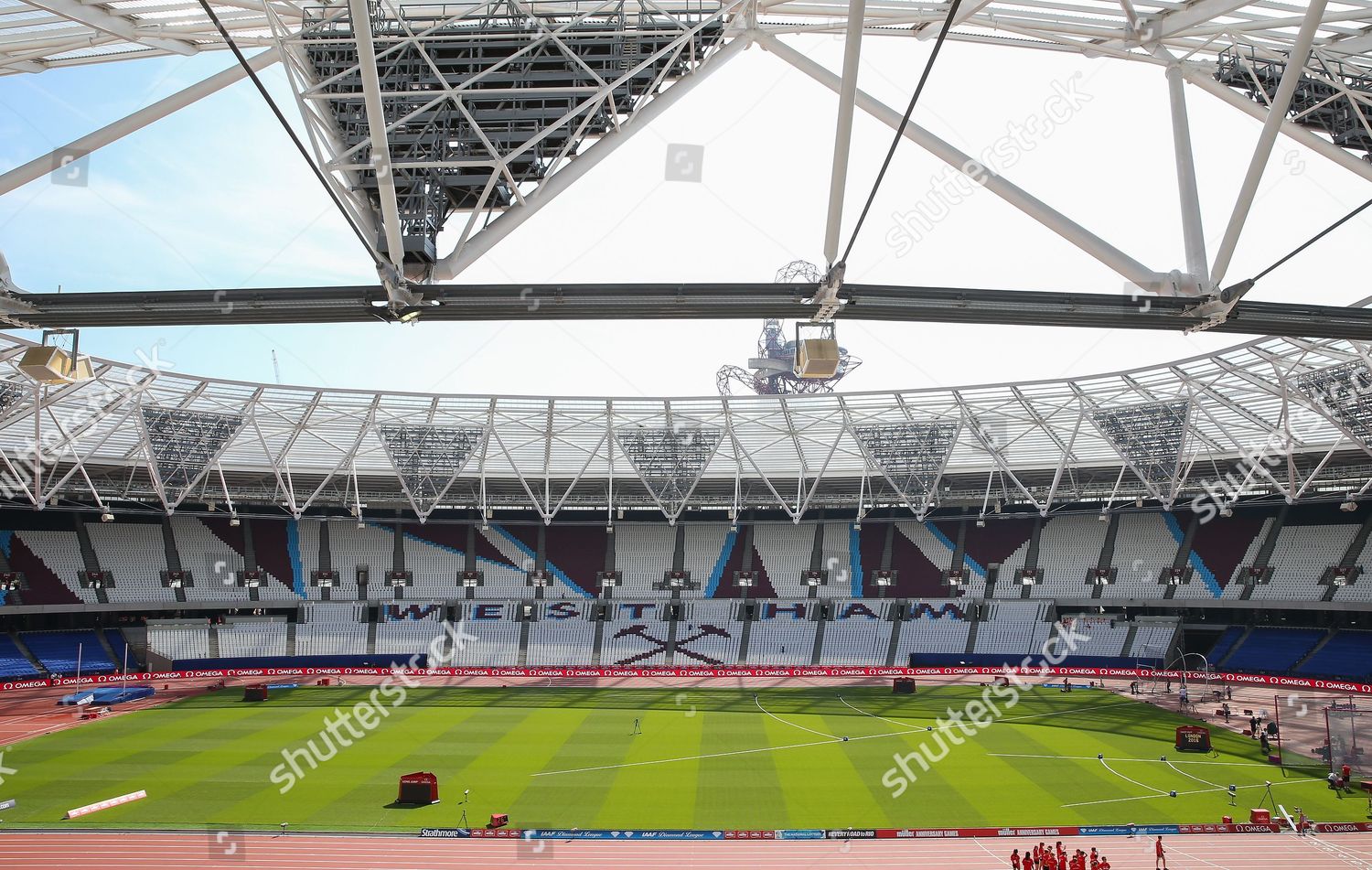 Inside Stadium View West Ham United Editorial Stock Photo - Stock Image ...