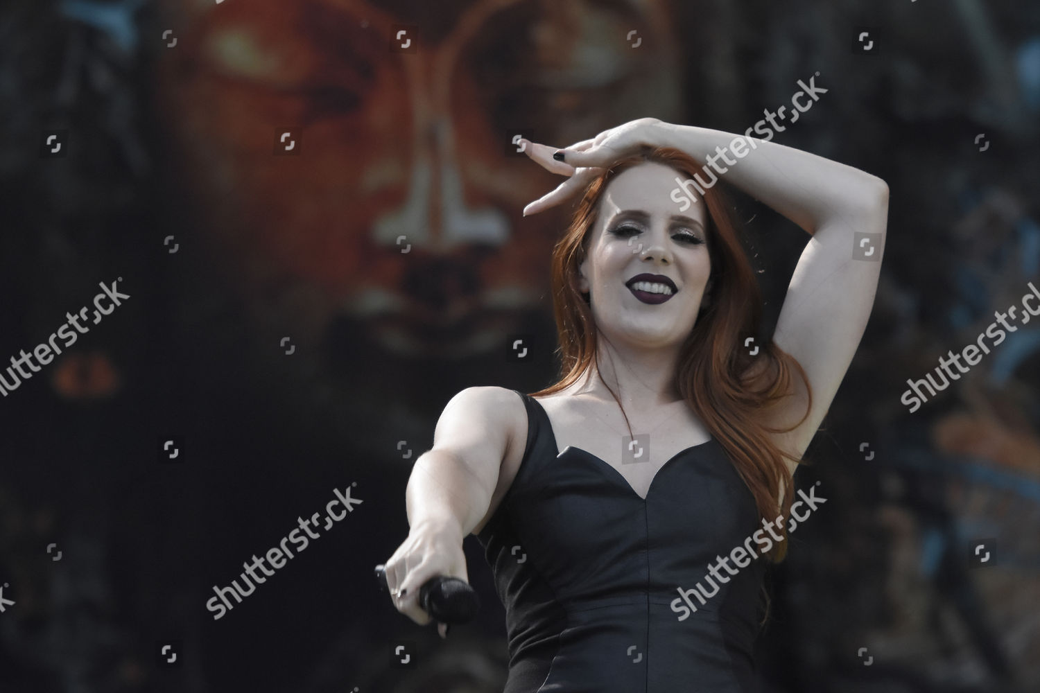 Simone Simons Vocalist Epica Editorial Stock Photo - Stock Image ...