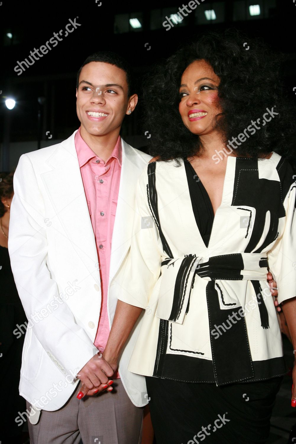 Evan Ross Mother Diana Ross Editorial Stock Photo - Stock Image ...