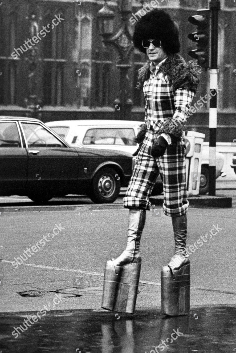 Man Wearing Platform Boots Editorial Stock Photo - Stock Image ...