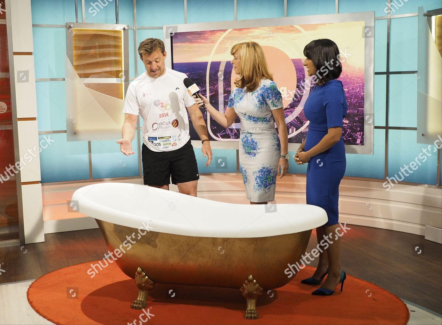 Ben Shephard Takes Ice Bath Pulls Editorial Stock Photo - Stock Image ...