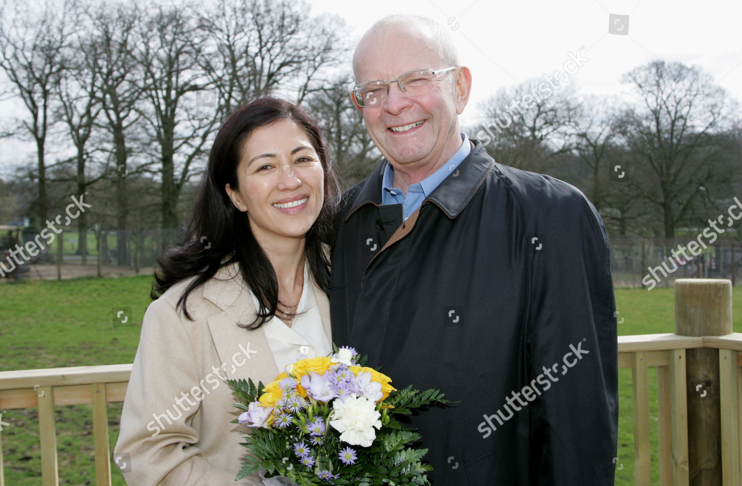 Wilbur Smith His Wife Mokhiniso Editorial Stock Photo - Stock Image ...