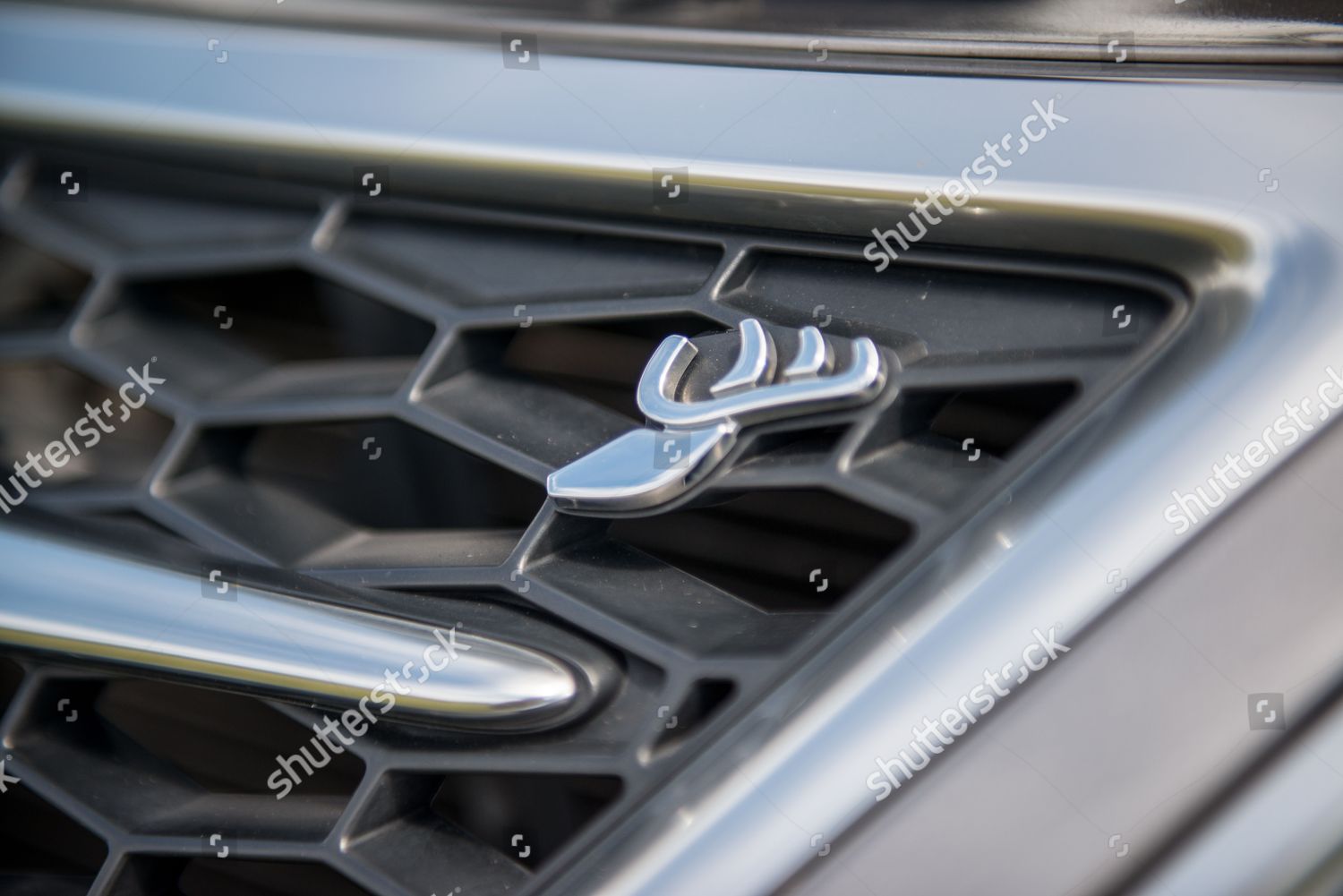 Saab Front Grill Hirsch Badge Hirsch Editorial Stock Photo - Stock ...