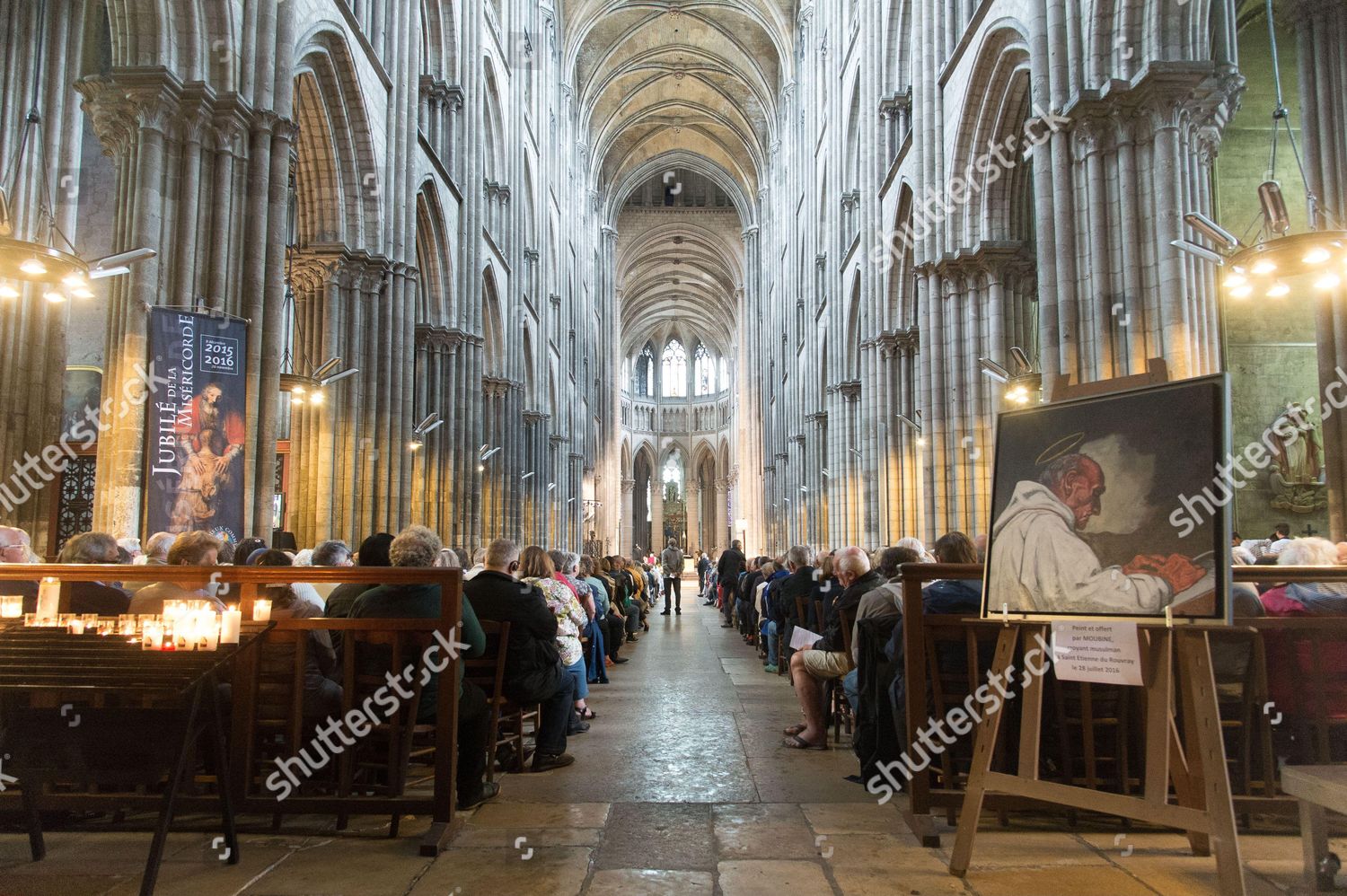 Funeral Father Jacques Hamel 85yearold Priest Editorial Stock Photo ...