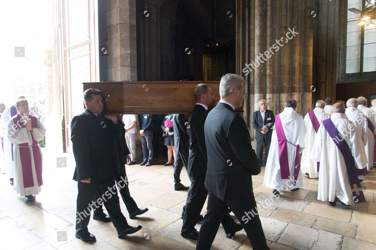 Funeral Father Jacques Hamel 85yearold Priest Editorial Stock Photo ...