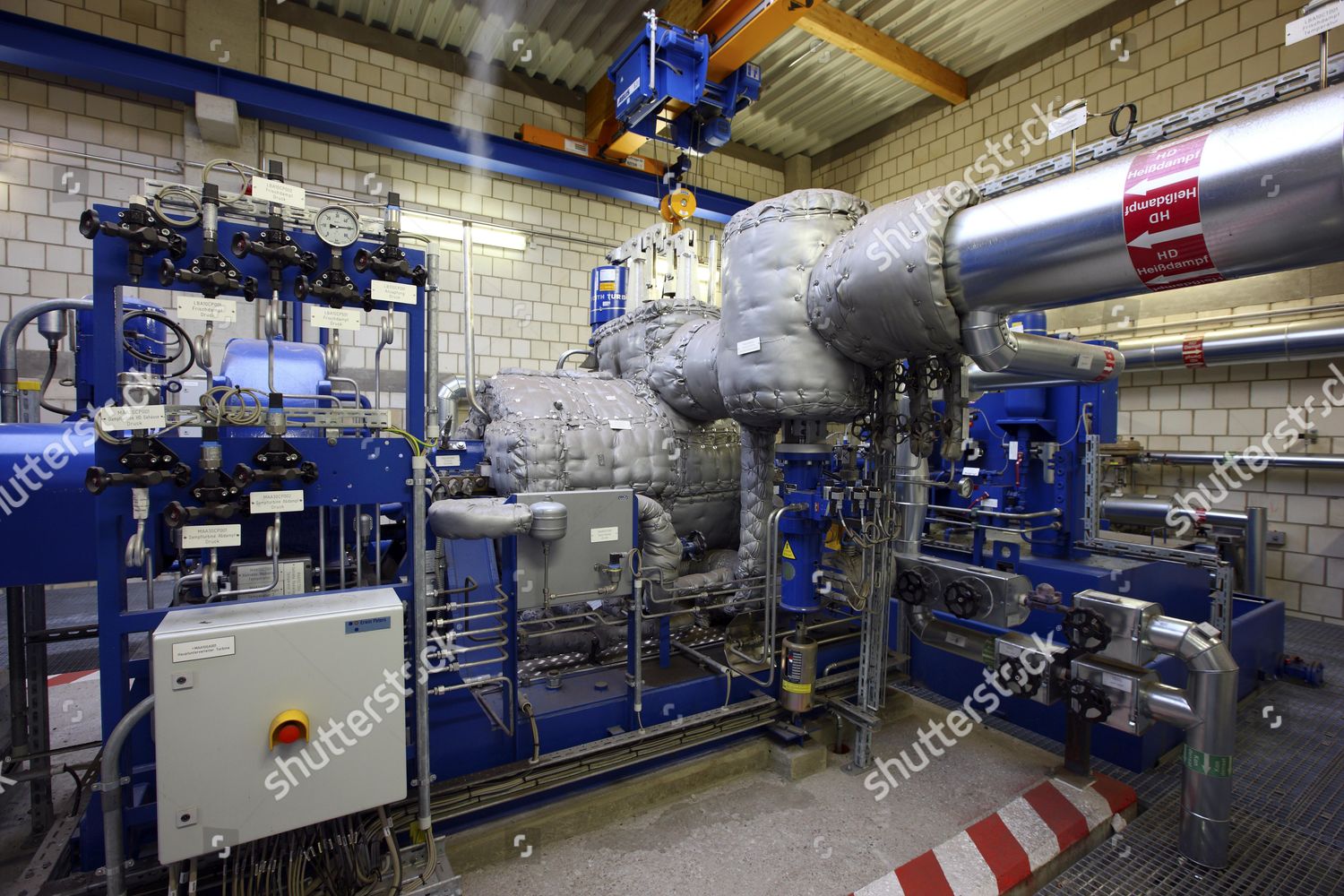 Turbine House Generator Biomass Cogeneration Plant Editorial Stock ...