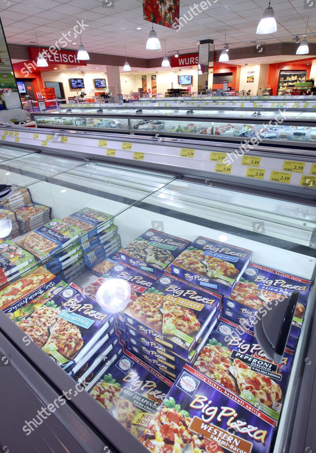 Freezers Various Frozen Products Convenience Foods Editorial Stock ...