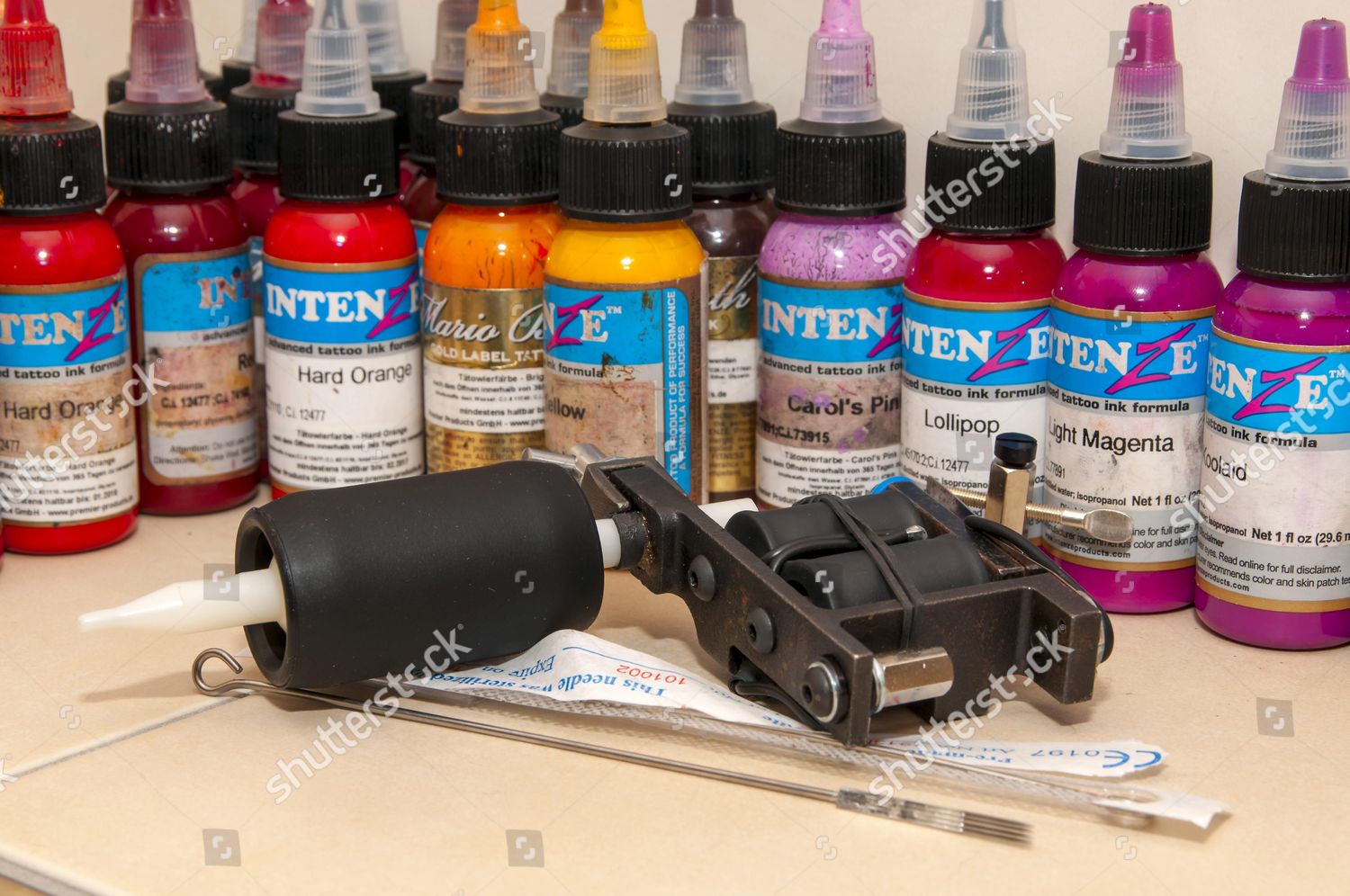 Tattoo Inks Micky Sharpz Model 007 Editorial Stock Photo - Stock Image ...