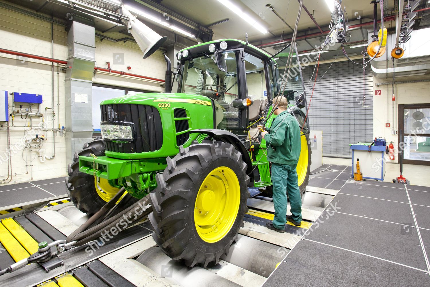 Setting Test Equipment Test Centre Tractor Editorial Stock Photo ...