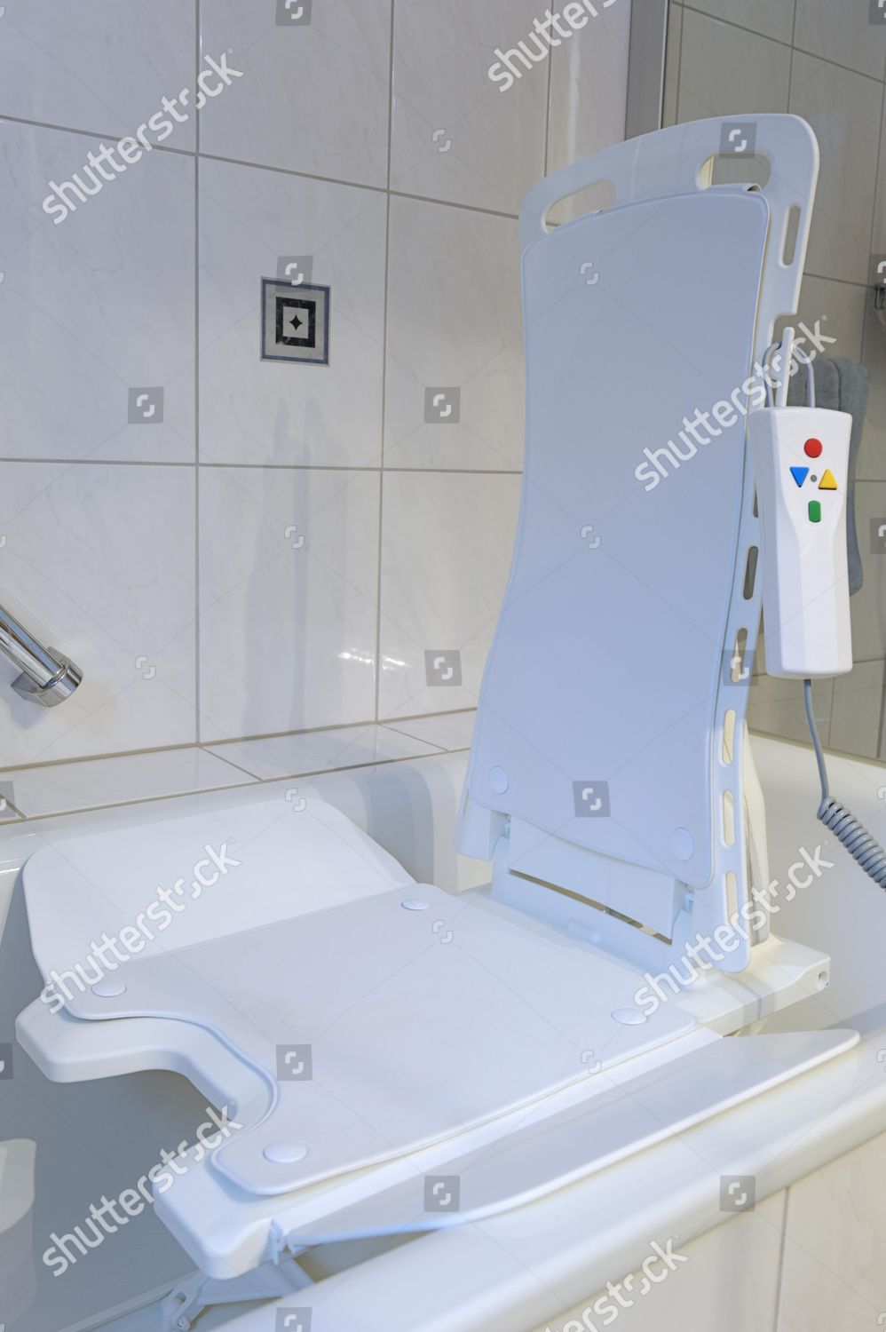 Batterypowered Bath Lift Electric Motor Remote Editorial Stock Photo ...