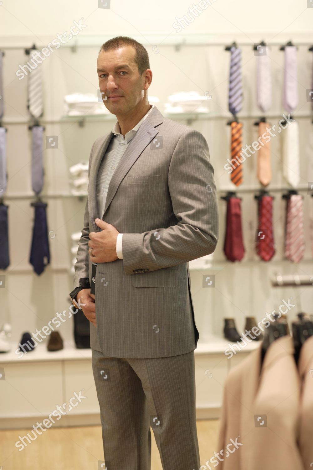 Model Released Man Selecting Clothes Mens Editorial Stock Photo - Stock ...