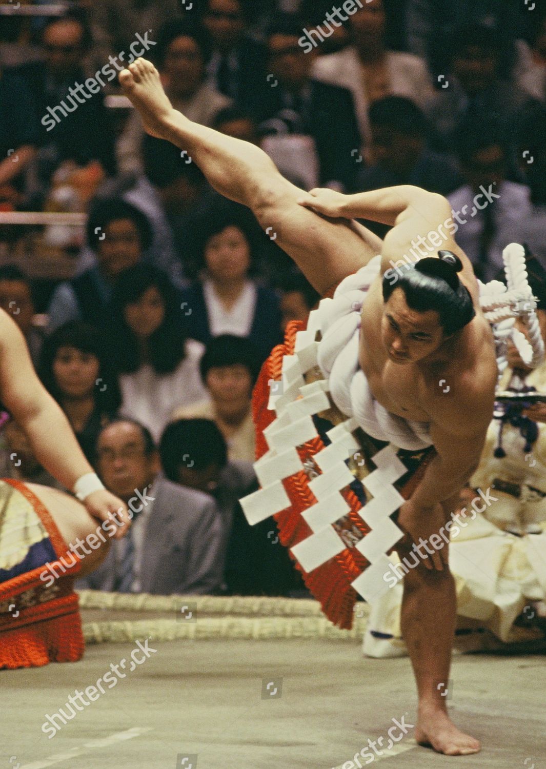 Sumo Grand Champion Yokozuna Chiyonofuji Conducts Editorial Stock Photo ...