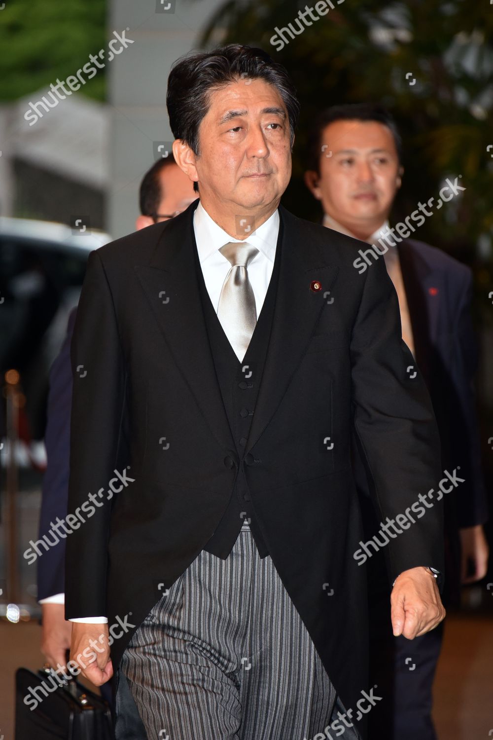 Prime Minister Shinzo Abe Formal Attire Editorial Stock Photo - Stock ...