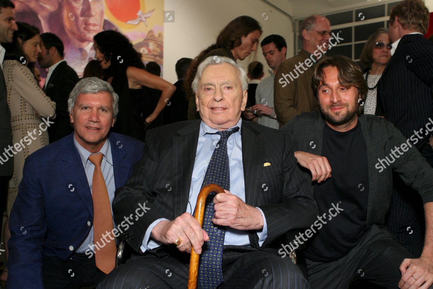 Larry Gagosian Gore Vidal Francesco Vezzoli Editorial Stock Photo ...