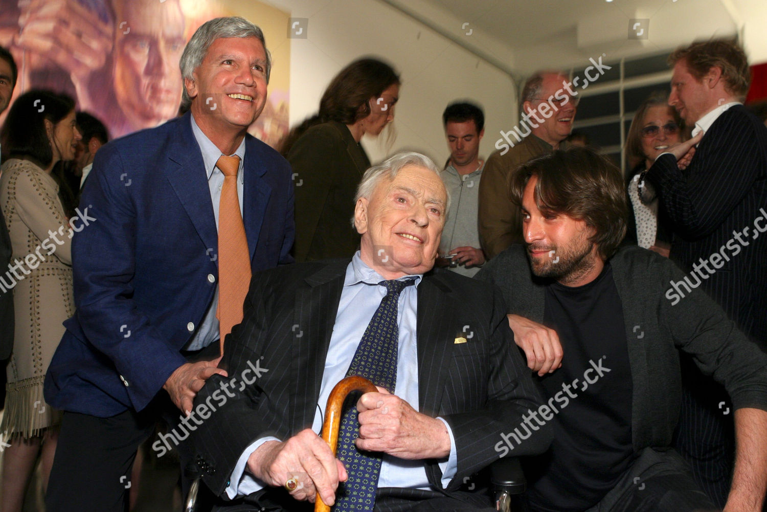 Larry Gagosian Gore Vidal Francesco Vezzoli Editorial Stock Photo ...