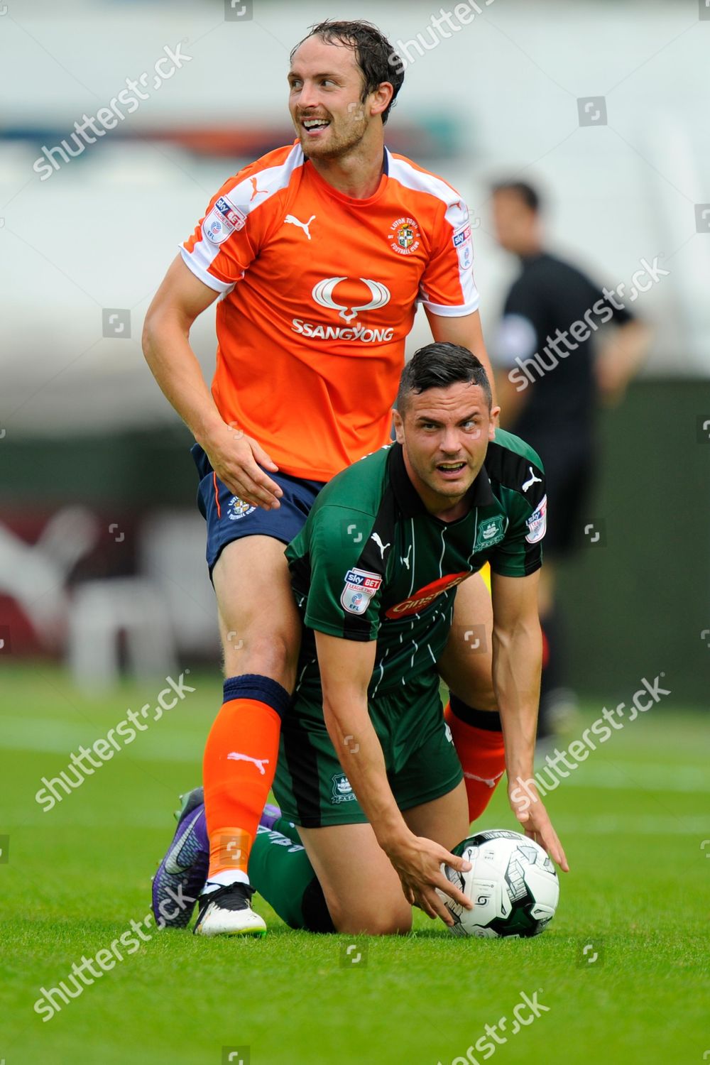 Luton Town Forward Danny Hilton 9 Editorial Stock Photo - Stock Image ...