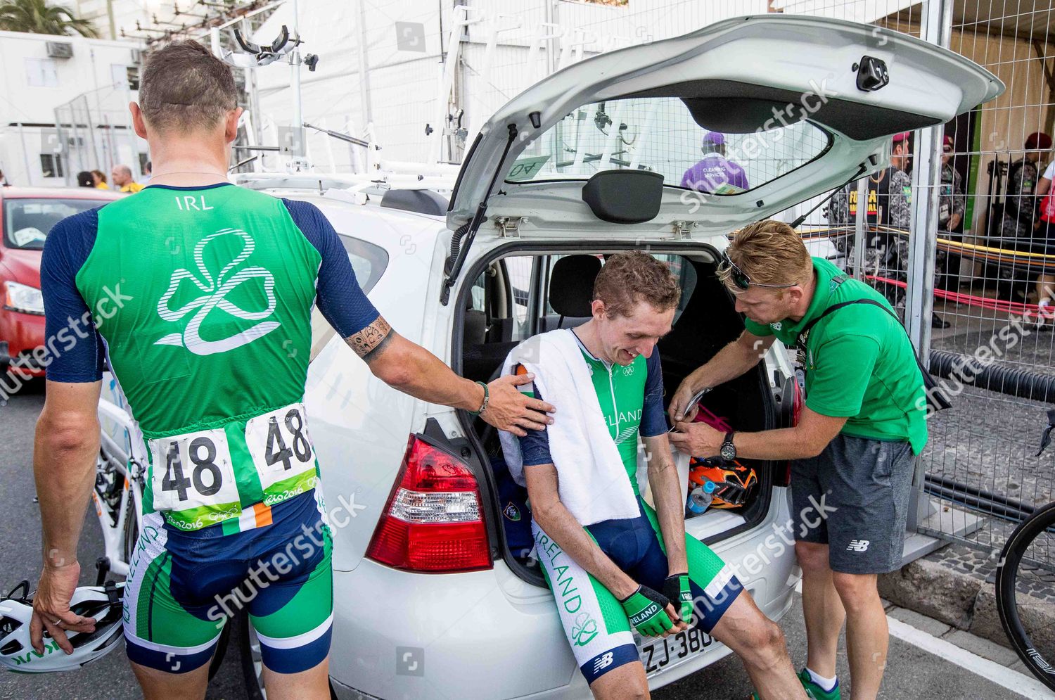 Irelands Nicolas Roche Dan Martin After Editorial Stock Photo - Stock ...