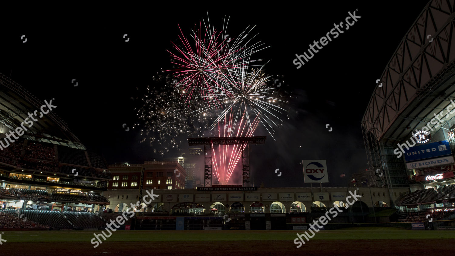 Fireworks After Major League Baseball Game Editorial Stock Photo ...